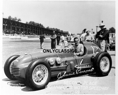 1949 JOHNNIE PARSONS INDY 500 DIRT OFFY POWERED RACER AUTO RACING ...