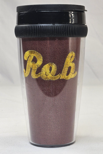 Coffee Cup Travel Mug Custom Embroidered Made for ROB | eBay