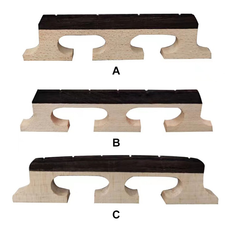 3 Footed Banjo Bridge Enhanced Acoustic Resonance Musical Instrument ...