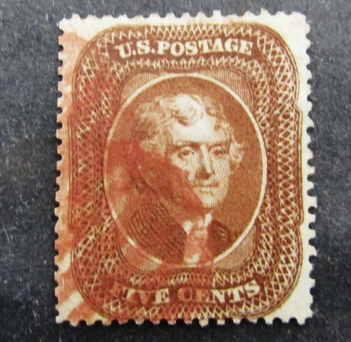 nystamps US Stamp # 30A Used $365 Red Cancel F6x3382 | eBay