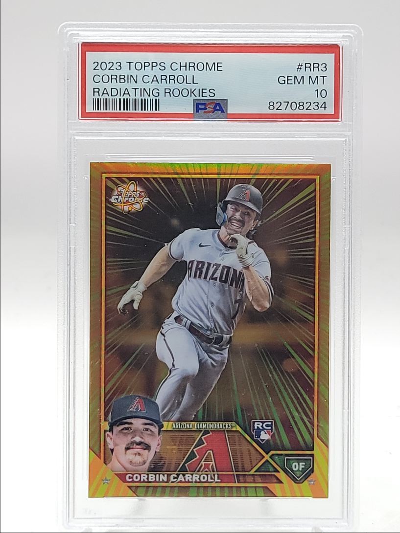 5 Corbin Carroll Prospect and Rookie Card Picks and Most Watched Auctions