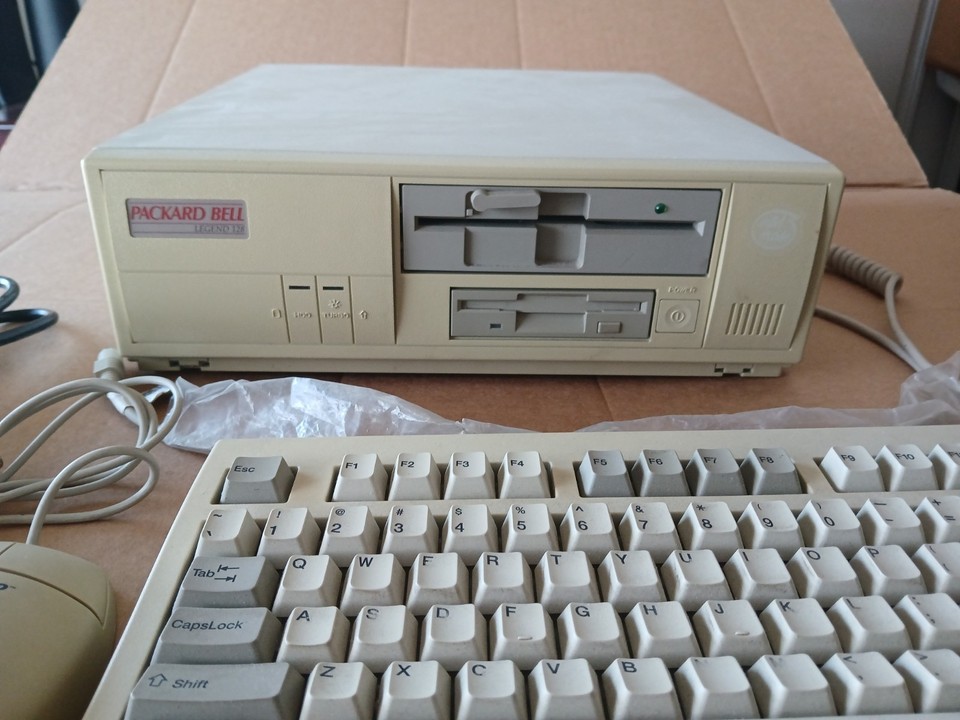 Vintage PACKARD BELL Legend 128 Computer W/ Keyboard Mouse Works | eBay