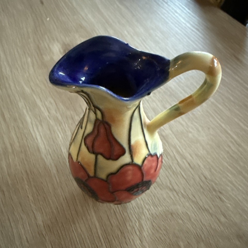 Old Tupton Ware Small Tube Lined Poppy Jug Vase 10.5 cm (B32) | eBay UK