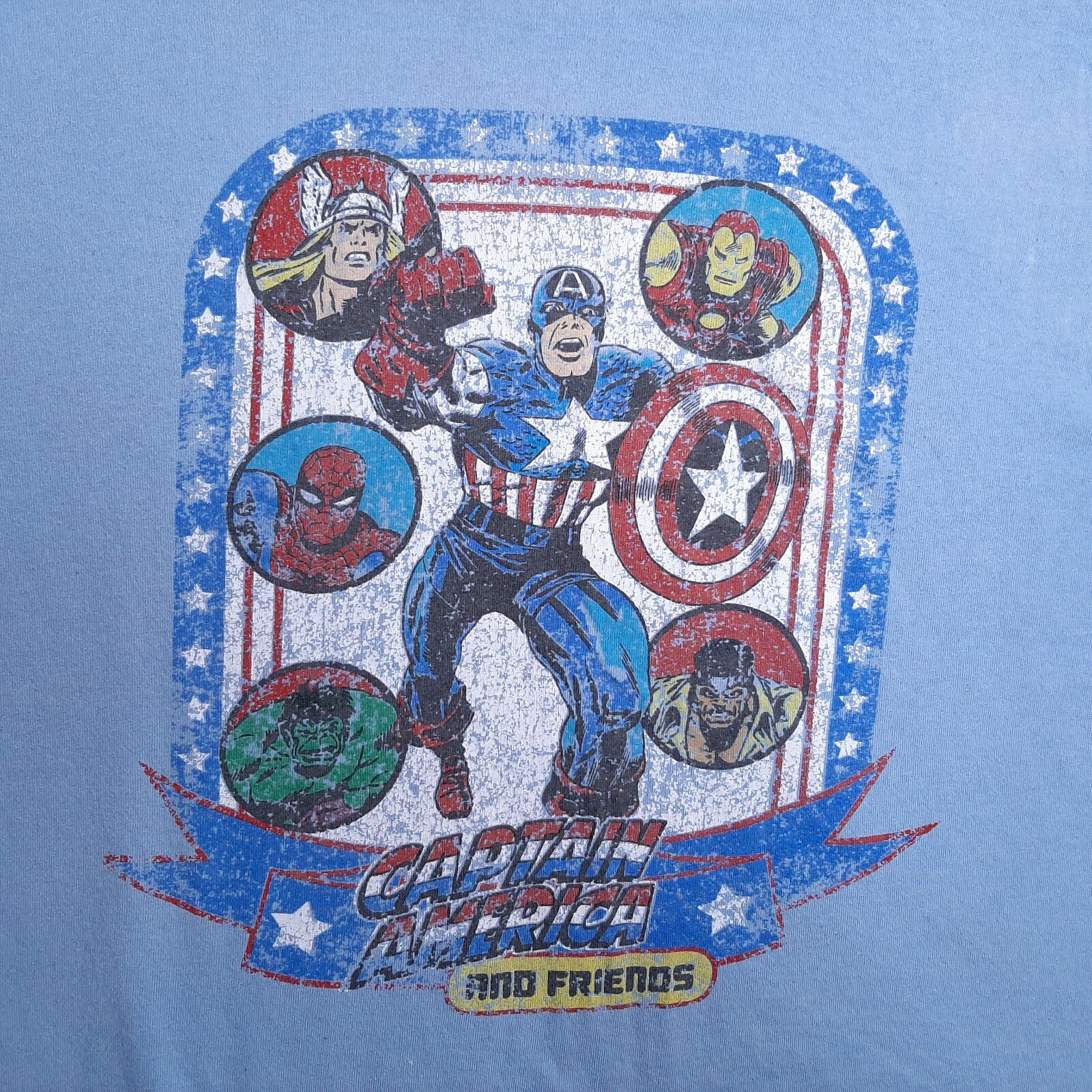 Vintage Marvel Captain America and Friends 2009 Size … - Gem