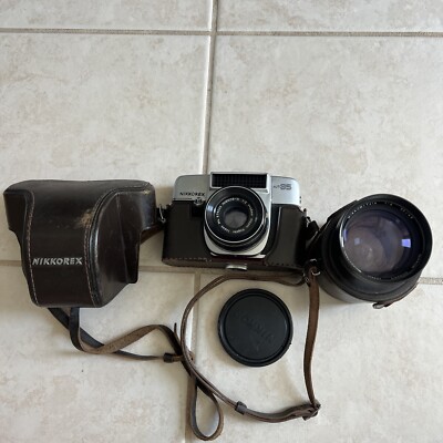Nikkorex Auto 35 camera, With Tele 1:4 85/48 Lens Untested | eBay