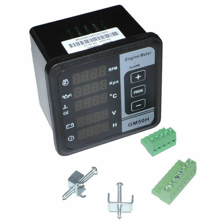 GM50H Generator Digital Multi-function Meter Diesel Engine Monitor ...
