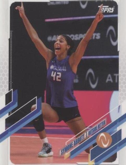 2021 Topps Athletes Unlimited Volleyball - Symone Abbott #40 /3048 for ...