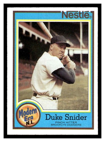 1987 Topps Nestle #33 Duke Snider | eBay