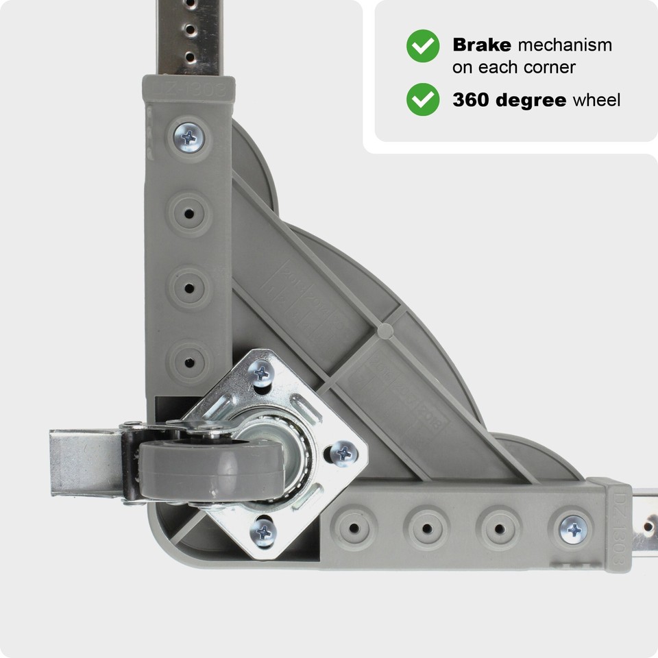 Refrigerator Wheel Trolley Roller Fridge Freezer Appliance Adjustable ...