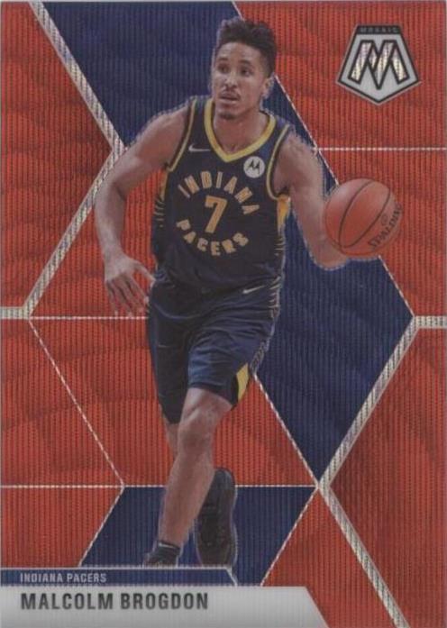2019-20 Panini Mosaic - Malcolm Brogdon #185 Red Wave Prizm for sale online | eBay