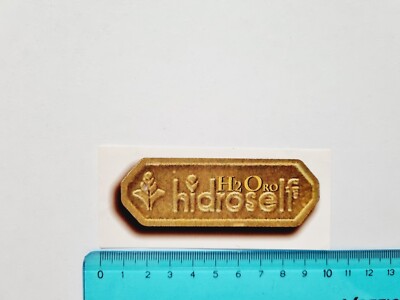 Adhesive H2 Gold Hidroself Sticker Autocollant Vintage 80s Mens ...