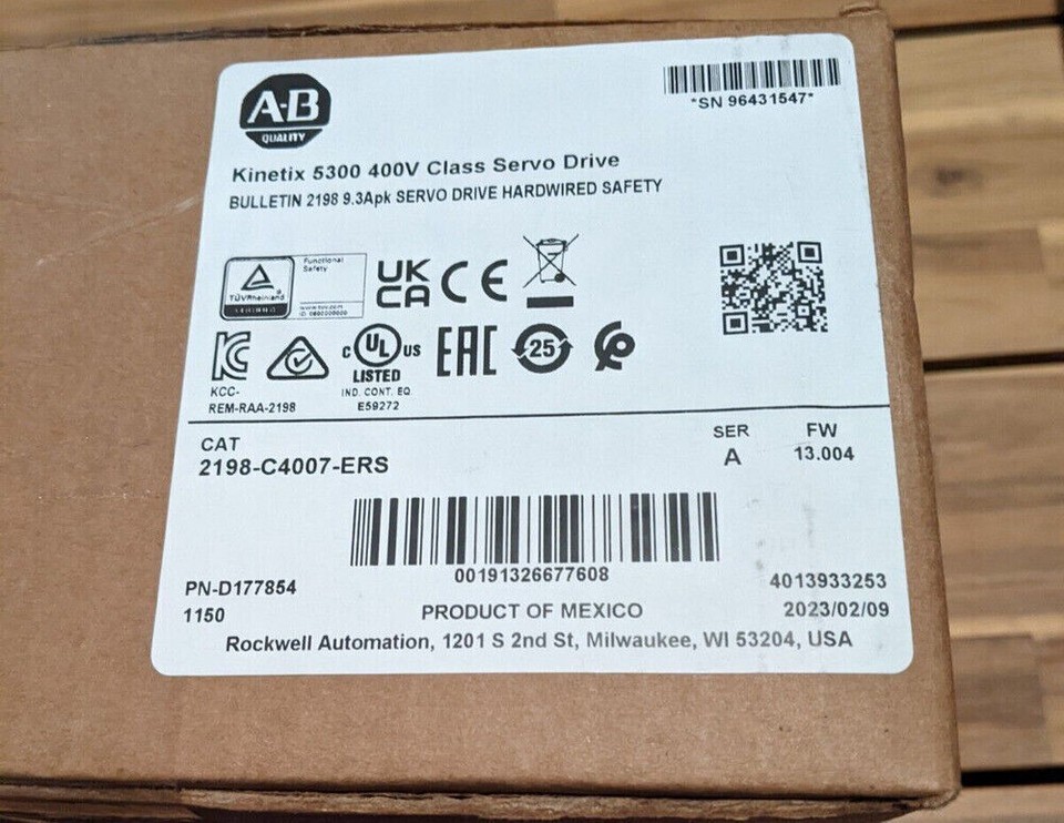 Allen Bradley 2198-C4007-ERS Kinetix 5300 Servo Drive 2198C4007ERS | eBay