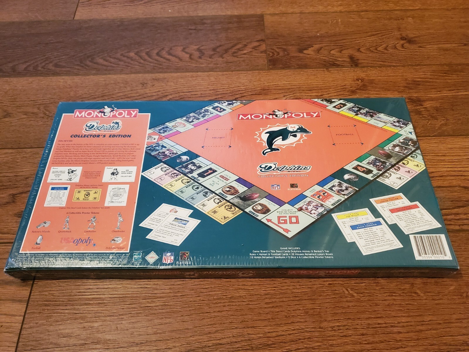 Monopoly Miami Dolphins Collector's Edition by USAopoly 2004 for sale ...