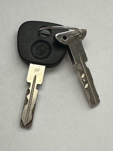 BMW Vintage Car Keys Huf E 2 Set OEM Original Authentic Spare Black ...