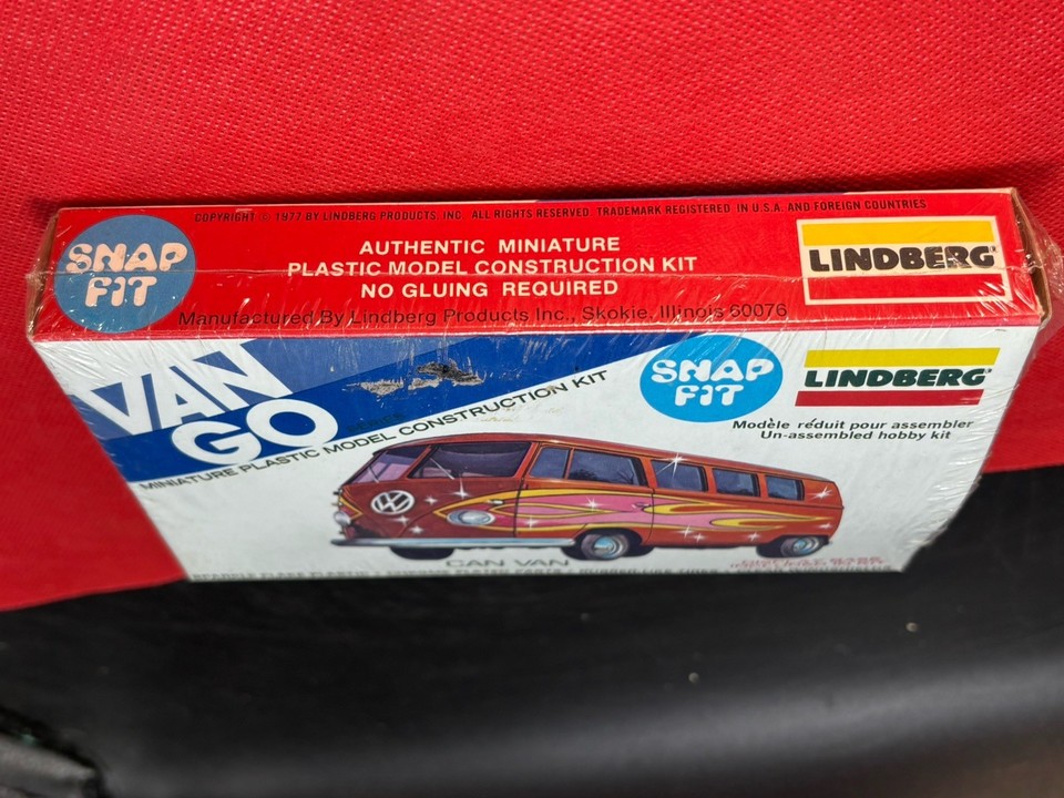 Vintage '77 Lindberg VAN GO Can Van complete model kit #1087 | eBay