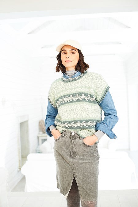 10075 Stylecraft Ladies Aran Tank Tops Knitting Pattern Genuine | eBay UK