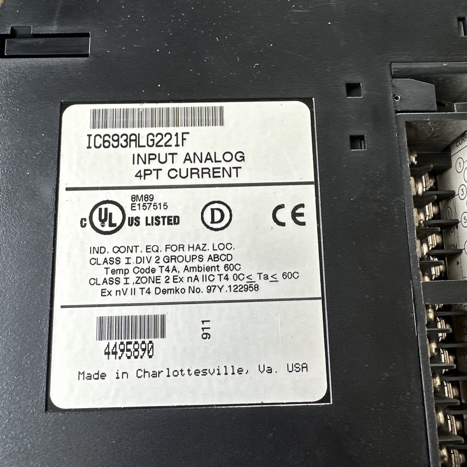 GE FANUC IC693ALG221 | eBay