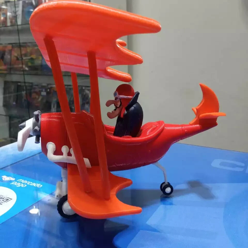 PLANE FLlYING MACHINES Wacky Races DICK DASTARDLY !CHRISTMAS GIFT | eBay