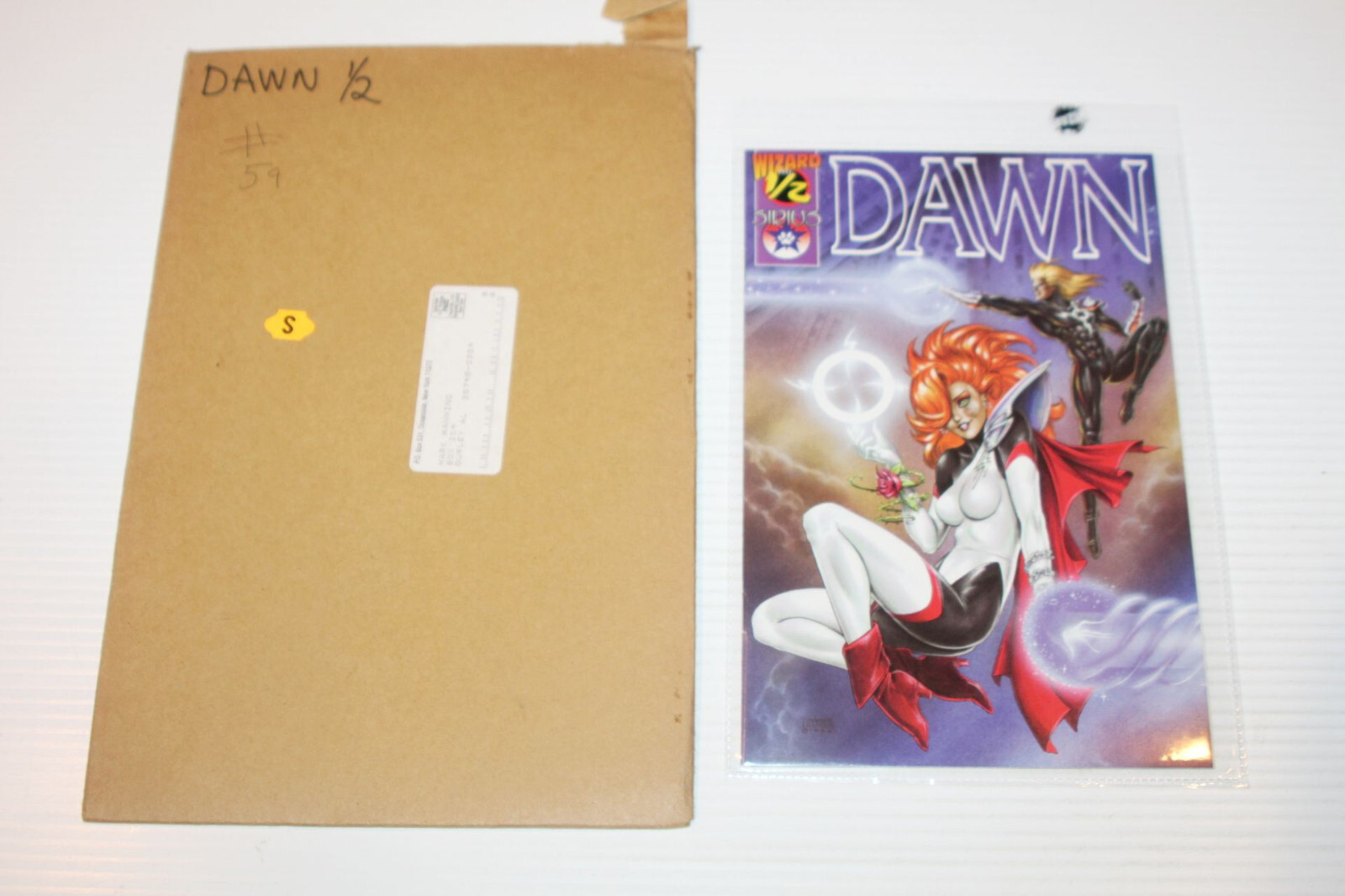 Dawn #1/2 - Wizard Mail Away Sirius Comics Linsner 2000 w/ COA ...