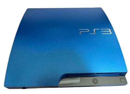 PlayStation 3 PS3 Slim Splash Blue CECH-3000B 2 320gb w/Controller ...