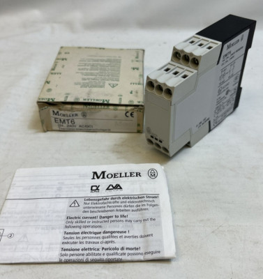 *US SELLER* NEW IN BOX MOELLER EMT6 THERMISTOR MOTOR PROTECTION RELAY ...
