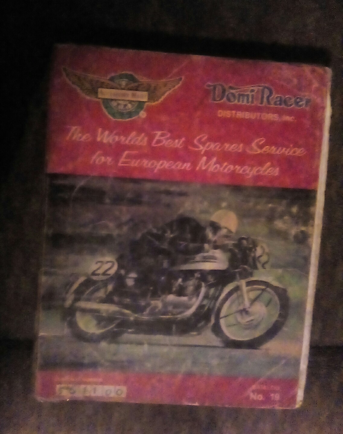 VINTAGE Domi Racer Price List 1988 European Motorcycles | eBay