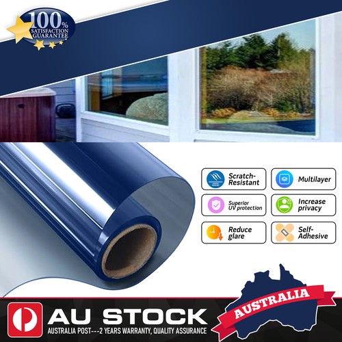 One Way Reflective Mirror Home/car Window Tint Glass Block Heat UV ...