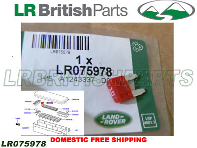 LAND ROVER 10 AMP RED MINI FUSE LR2 LR3 LR4 RANGE ROVER EVOQUE NEW OEM ...