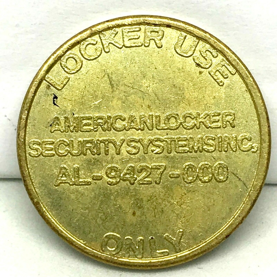 Vintage American Locker Rental Token Locker Use Only. | eBay