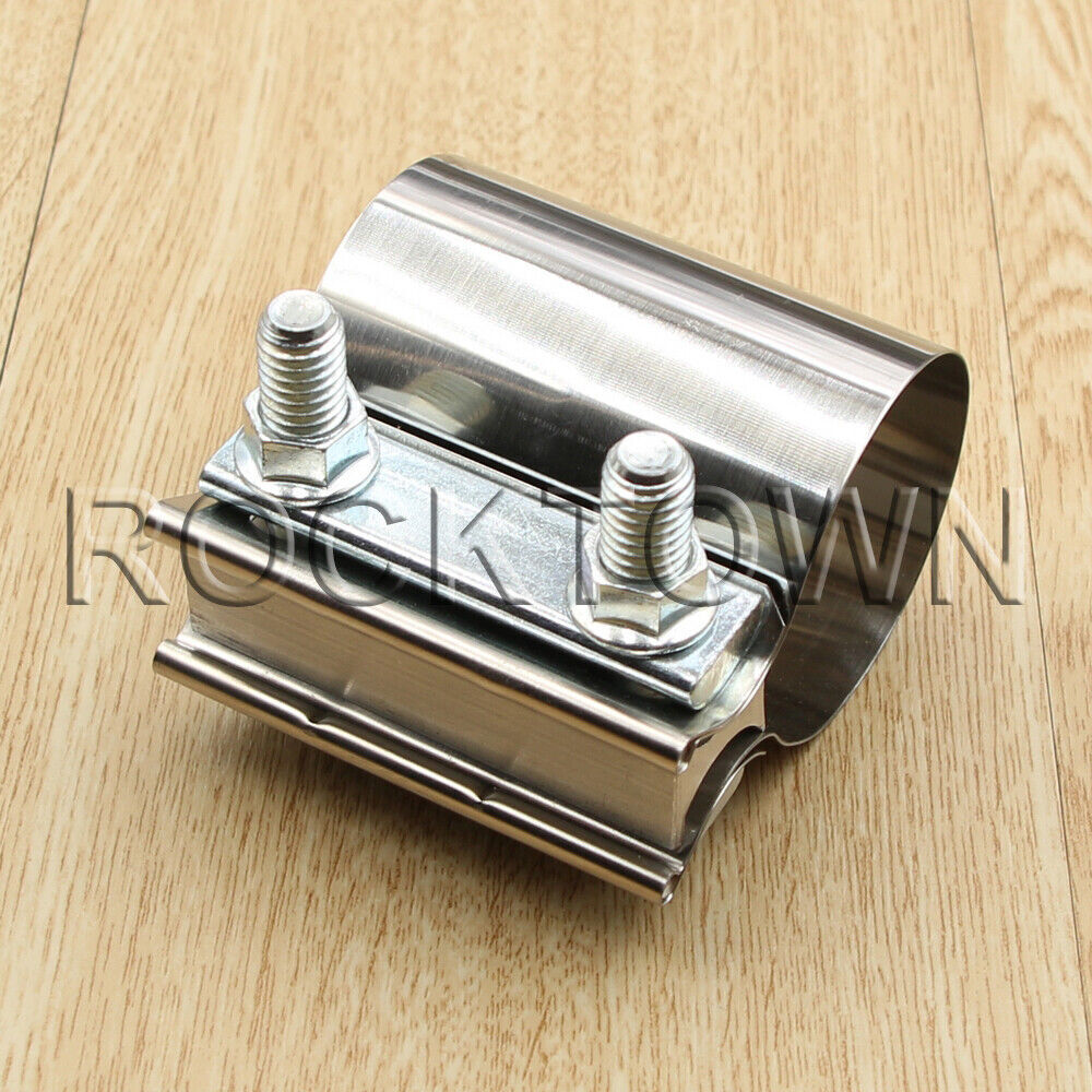 HQ 2.25" Exhaust Tube Pipe Connector Joiner Sleeve Clamp Connector 55mm ...