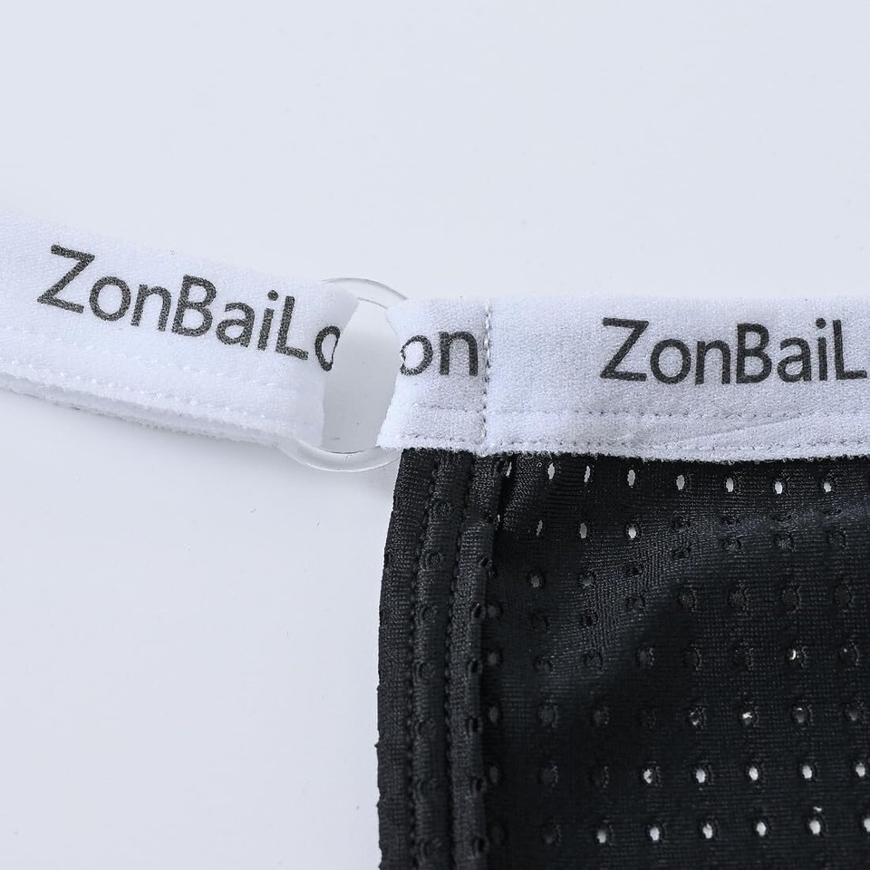 Men's Thong Underwear Micro Mesh Adjustable Waistband Comfy Loose ...