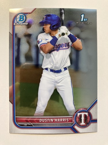 Dustin Harris 2022 Bowman Chrome 1st Card# BCP-119 Rangers | eBay