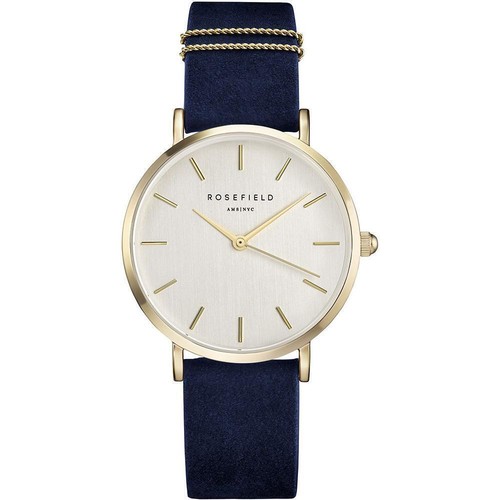 Rosefield WBUG-W70 Montre étanche pour femme, bleu marine, jaune, or ...
