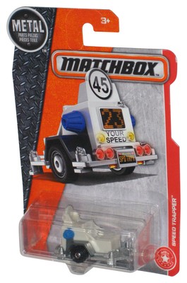 Matchbox Speed Trapper (2016) Mattel White Die-Cast Toy #56/125 | eBay