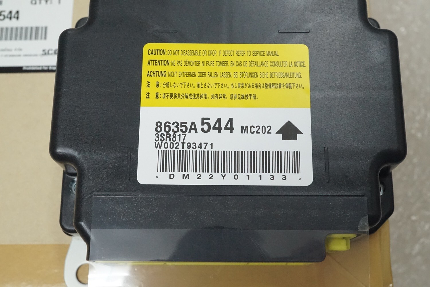 GENUINE MITSUBISHI CONTROL UNIT SRS DIAGNOSIS 8635A544 for sale online ...