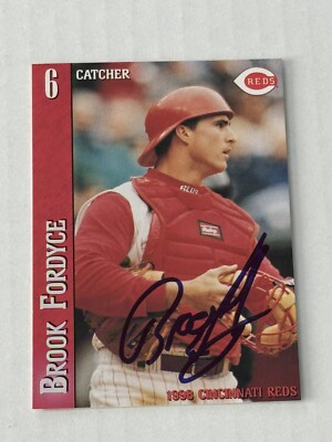 Brook Fordyce 1998 Kahns Baseball Authentic Signed Autograph Auto ...
