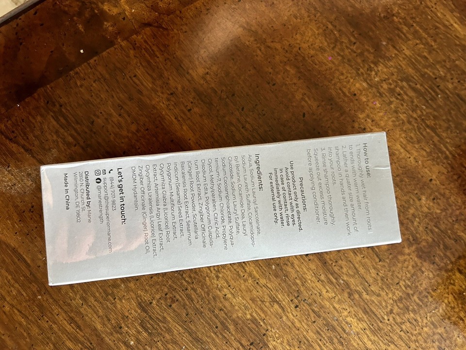 Mane Shampoo New Authentic Root Activator Sealed Large Fast Shipping Ex ...