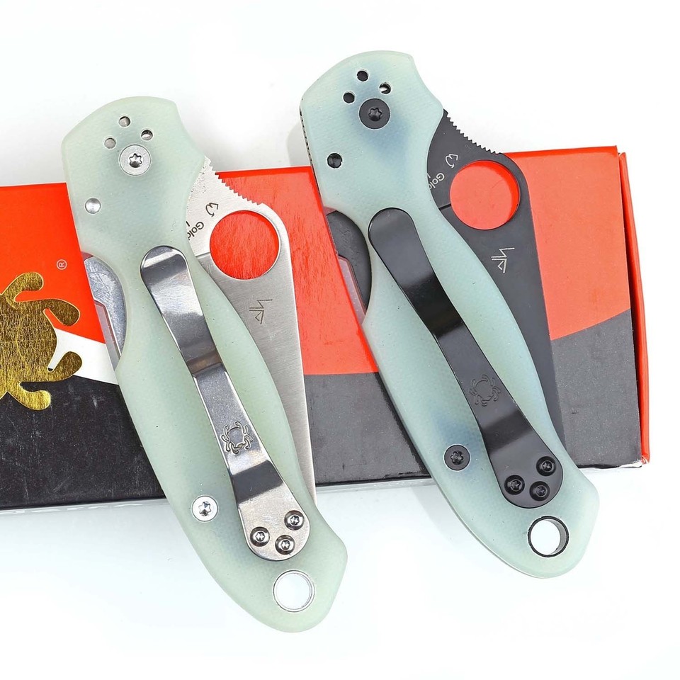 C223 Noctilucent Lock Back Pocket Folding Outdoor Edc Knife With Clip ...