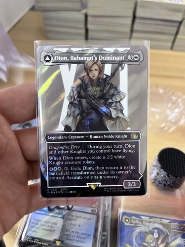 Dion, Bahamut's Dominant (Borderless) (Surge Foil) - FINAL FANTASY (FIN ...