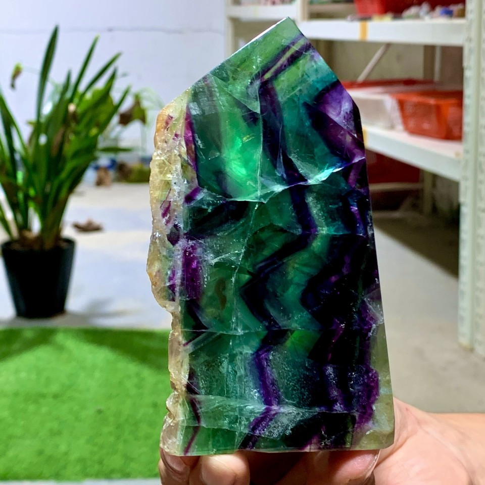 452G Natural color fluorite crystal flake crystals for healing | eBay UK