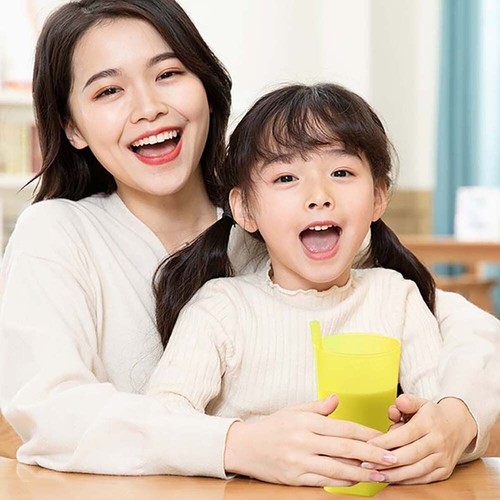 Simplicity Integrated Straw Cup Lidless Drink Cup Creative Beverage Cup ...