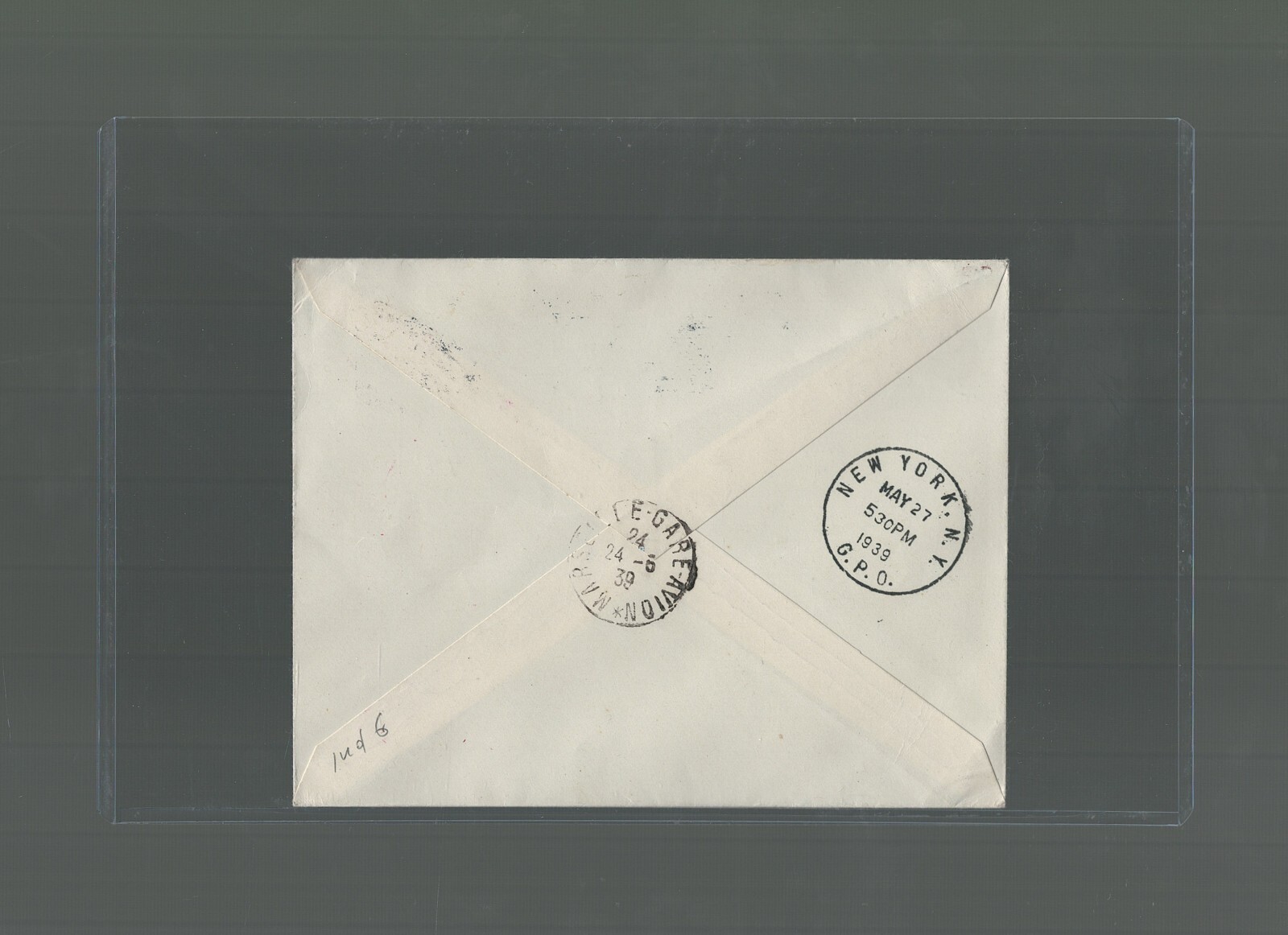 Netherlands First Flight Cover Pan Am Amsterdam to New York 1939 ...