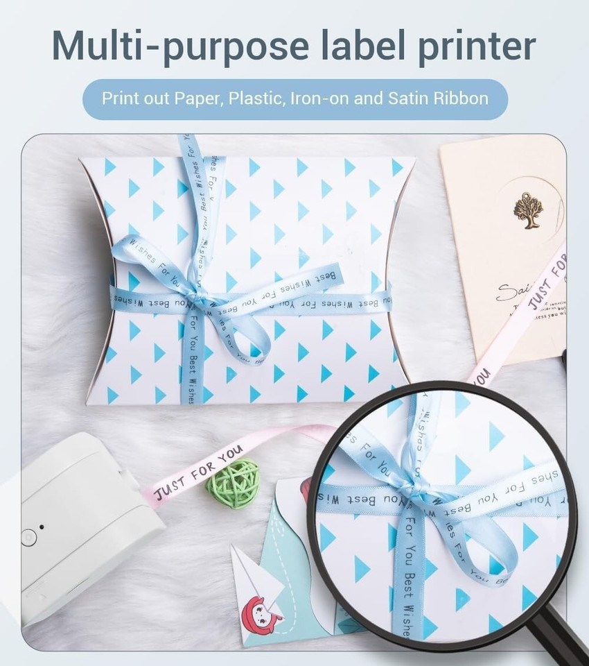 Compact Label Maker Machine with Multiple Templates - Bluetooth Printer ...