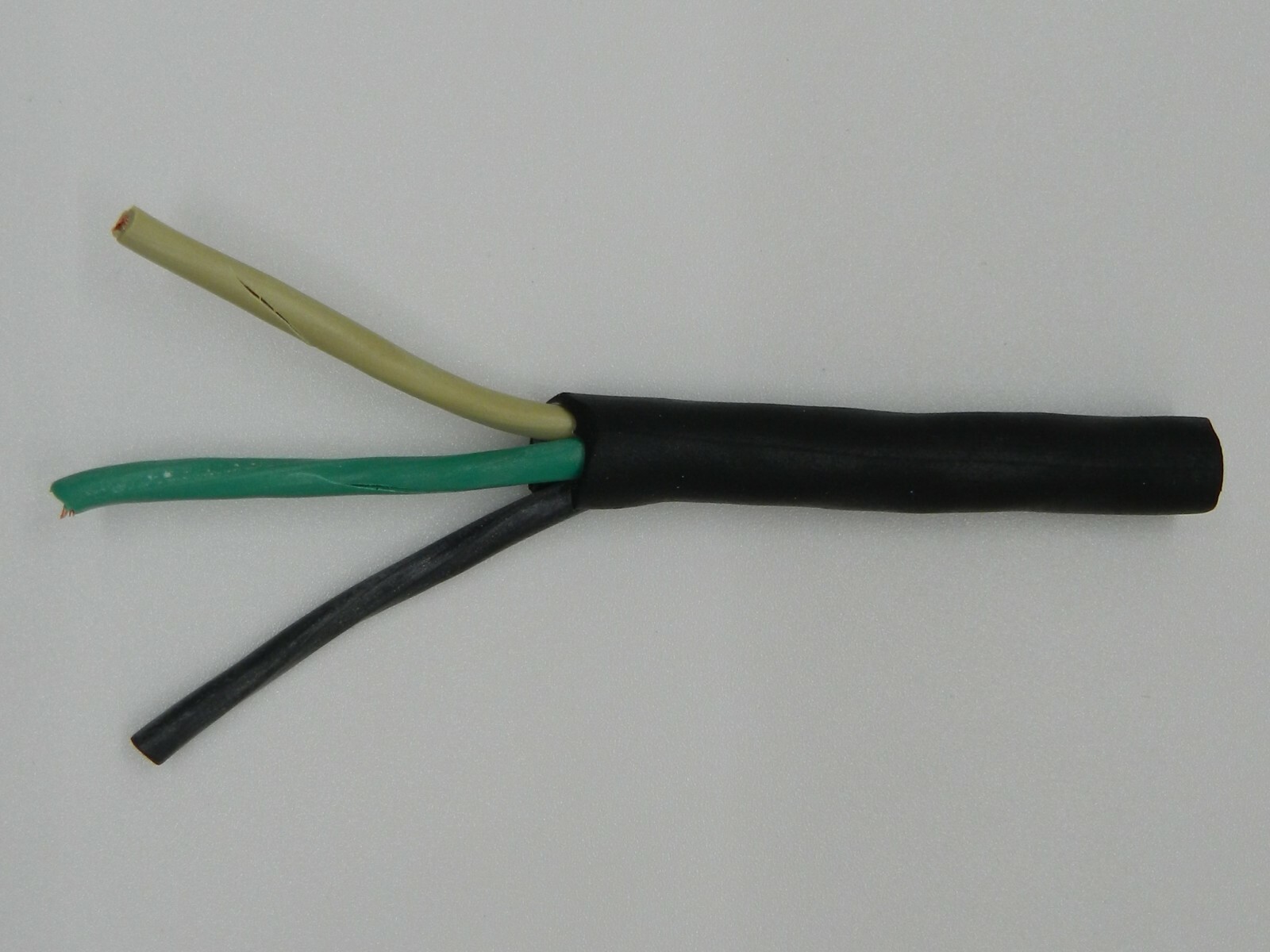 25 ft 16/3 SJOOW SJO SJ Black Rubber Cord Outdoor Flexible Extension ...