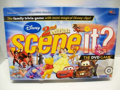 Disney Scene It 2nd Edition DVD Board Game Pixar 2007 Family Game ...