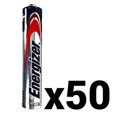 50 FIFTY NEW ENERGIZER AAAA E96 1.5V ALKALINE BATTERY BATTERIES EXP ...