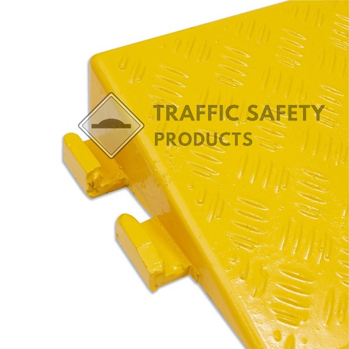 Pack of 2 - HEAVY DUTY Kerb Ramps YELLOW (Perfect for HGV) - VERY HARD ...
