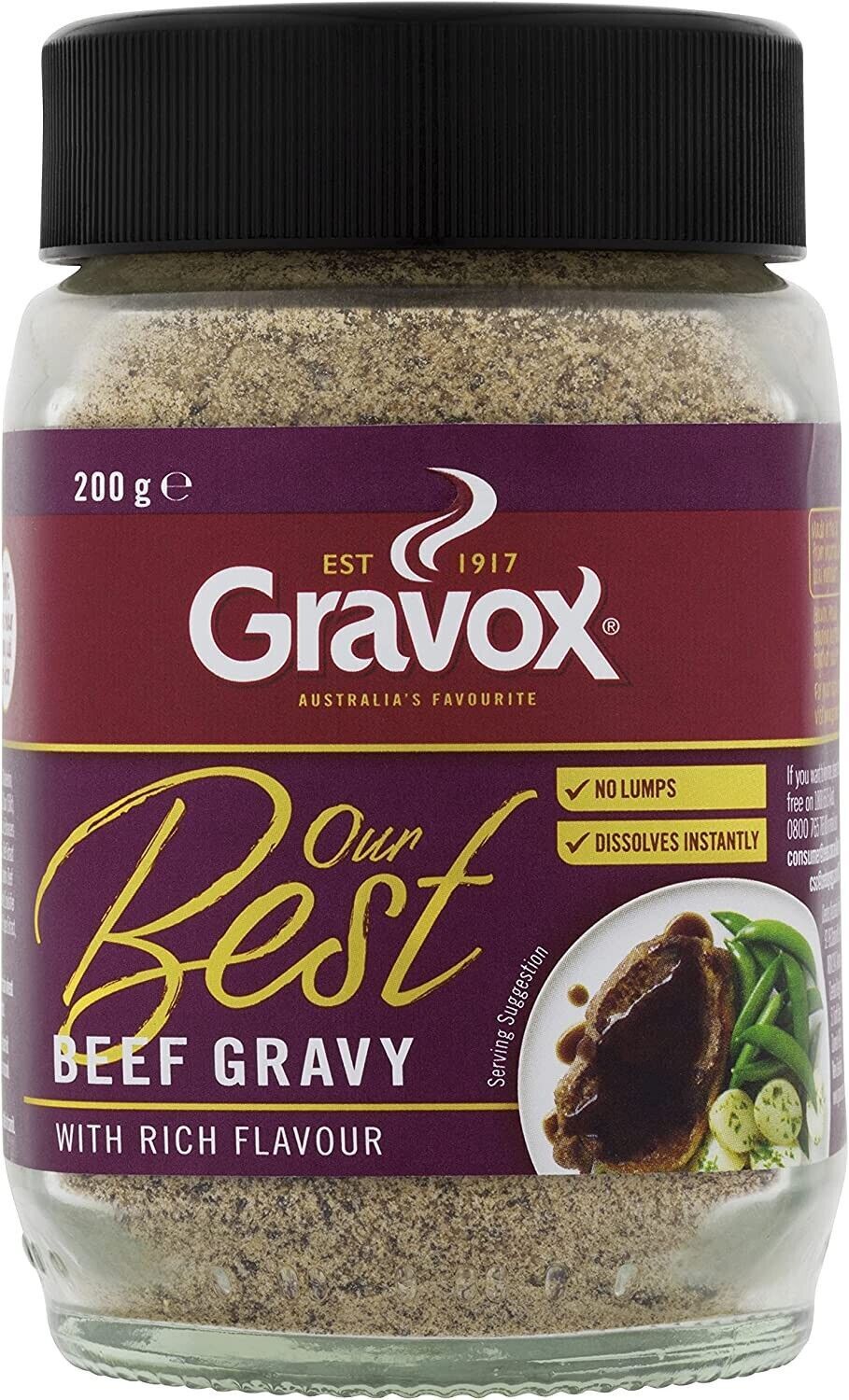 Gravox Beef Gravy Mix Jar 200g for sale online | eBay Australia