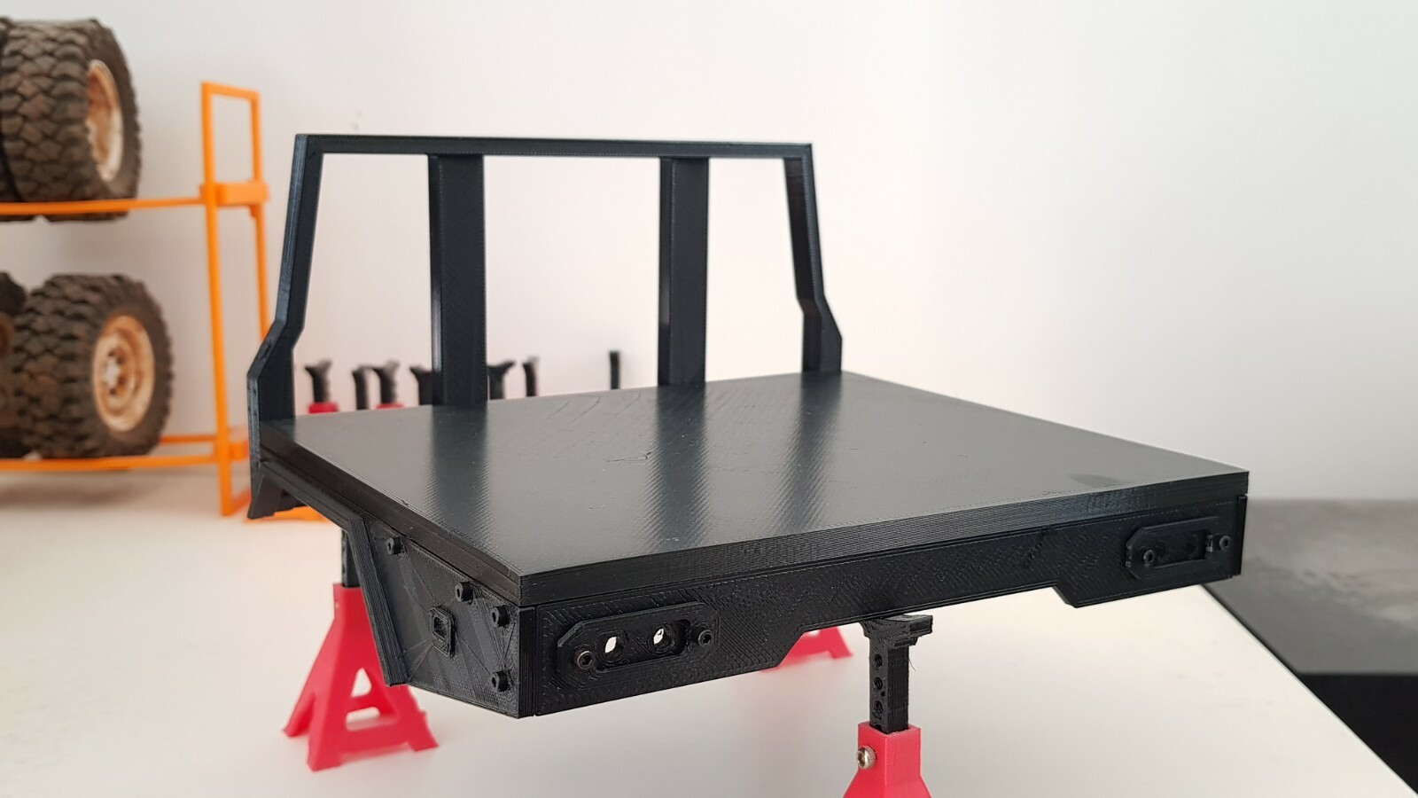 Upgrade for Axial scx10 iii Flatbed tray jeep gladiator JT wrangler RC ...