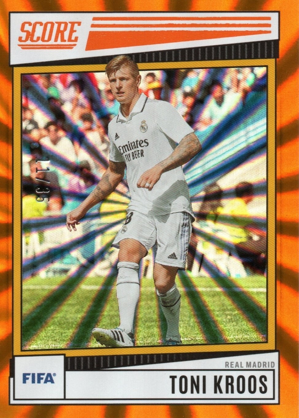 2022-23 Panini Score FIFA - Toni Kroos #153 Orange Lasers /35 for sale ...